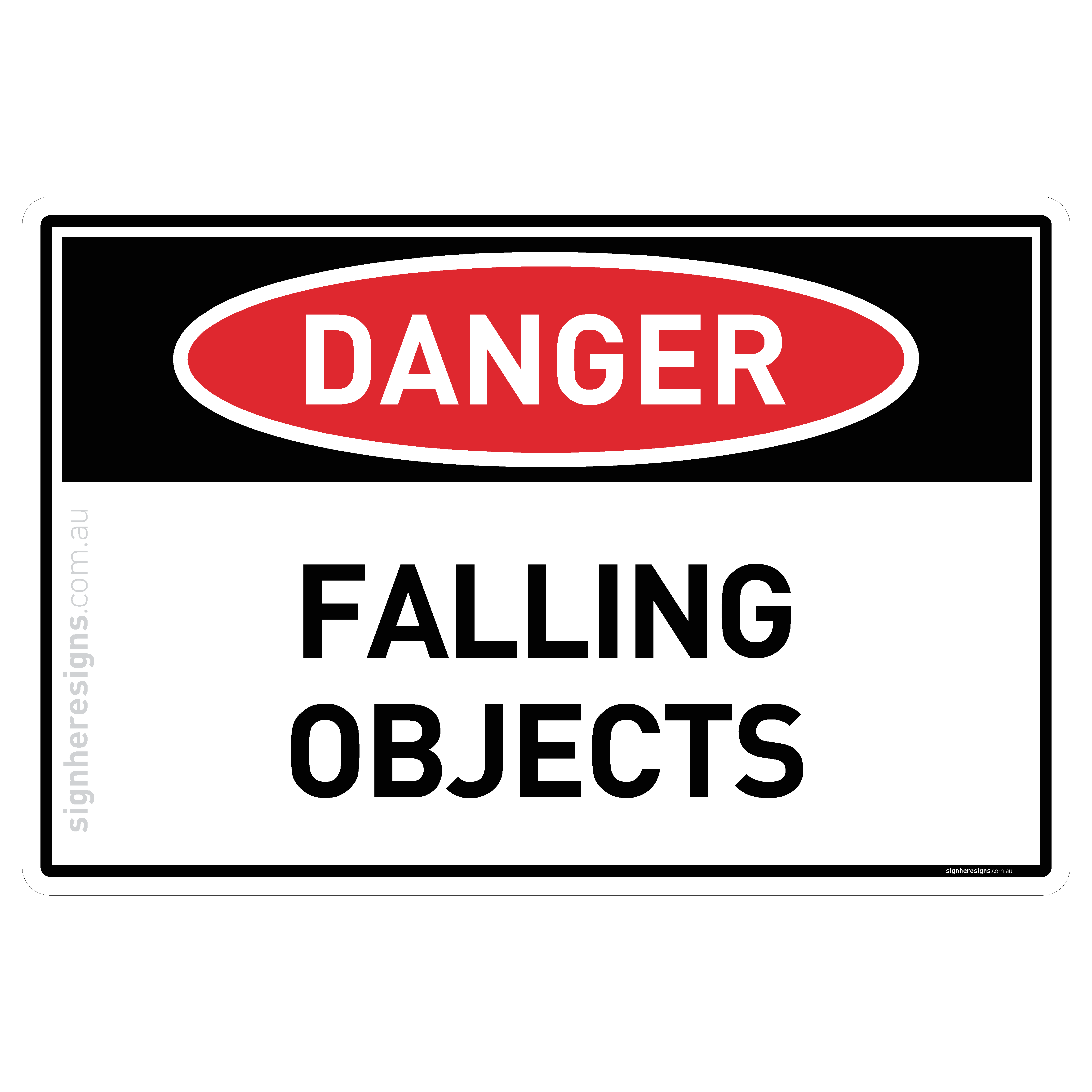 Falling Objects – Sign Here Signs