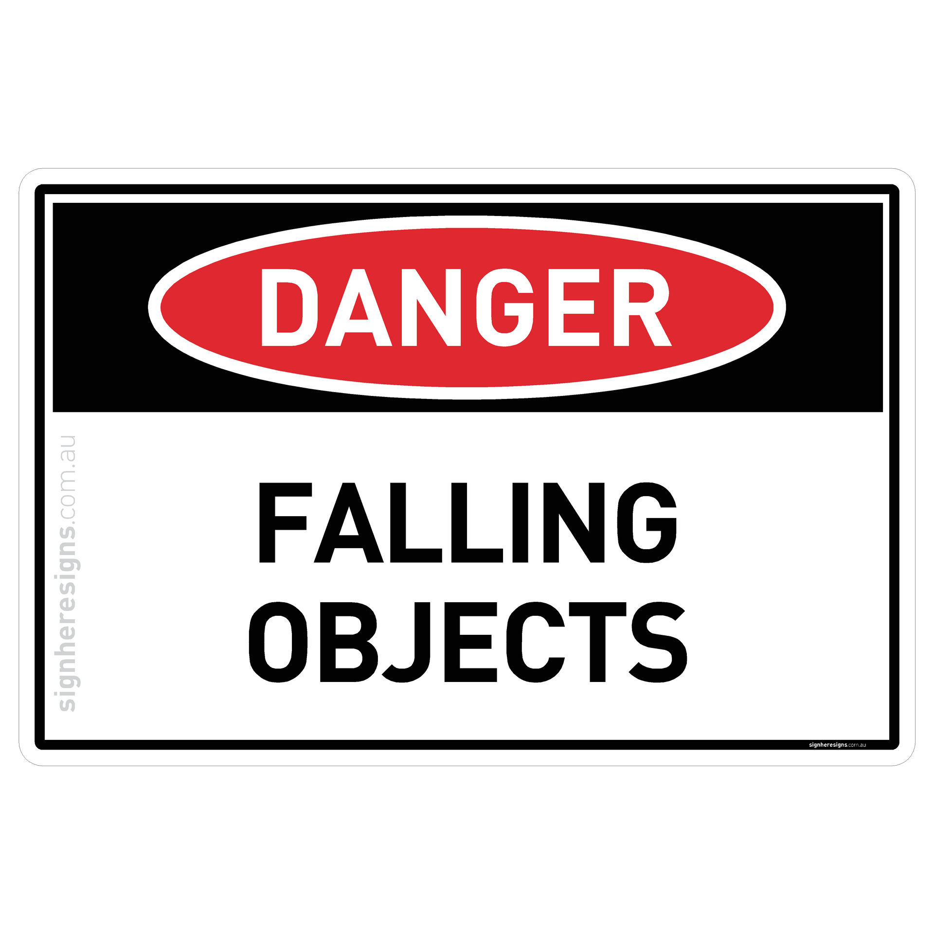 Falling Objects – Sign Here Signs