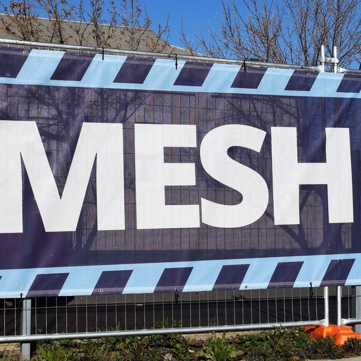 Standard Banner Mesh – Sign Here Signs