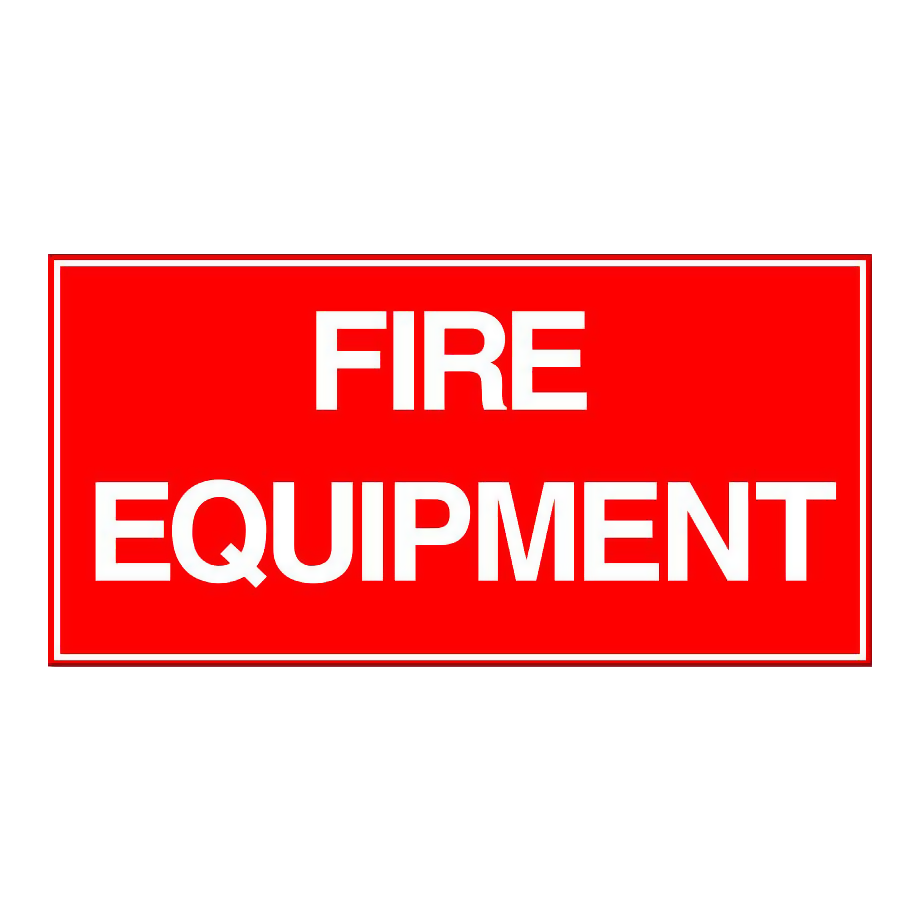 Fire Equipment Sign | Buy Online Today | Sign Here Signs