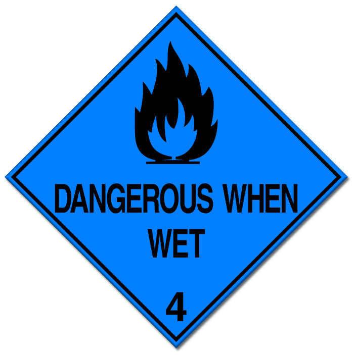 Diamond 'Dangerous When Wet' Sign | Sign Here Signs