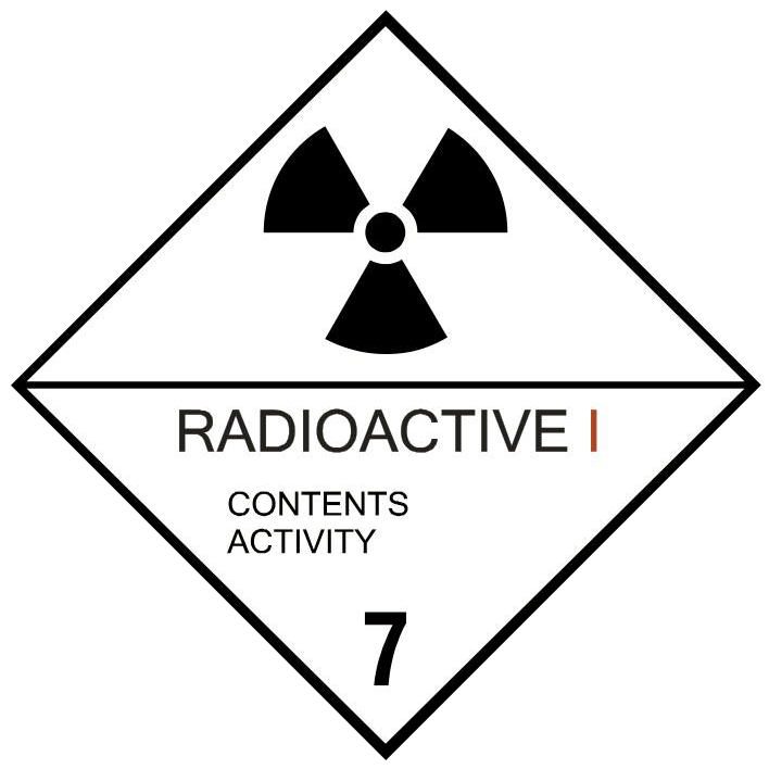Dangerous Goods Sign | Radioactive i (7) | Sign Here Signs