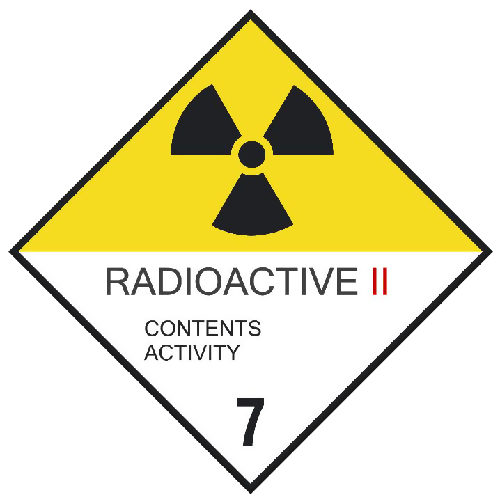 Dangerous Goods Sign | Radioactive II (7) | Sign Here Signs