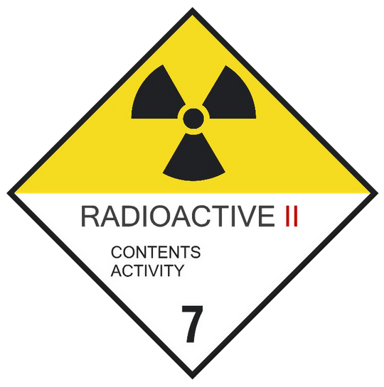 Dangerous Goods Sign | Radioactive II (7) | Sign Here Signs