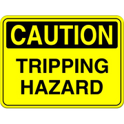 Warning - Tripping Hazard | Sign Here Signs | Buy Online Now