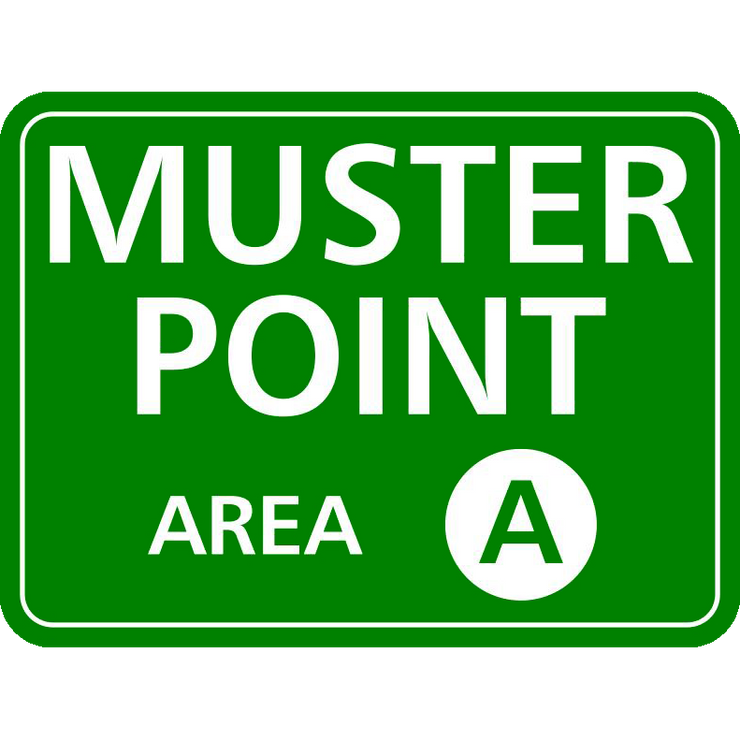 Buy Now | Muster Point Sign with Area Code | Sign Here Signs