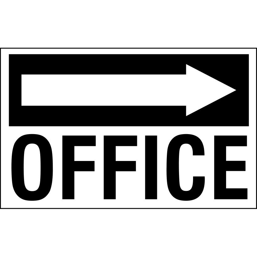 Office Directional Sign (Right Arrow) | Sign Here Signs